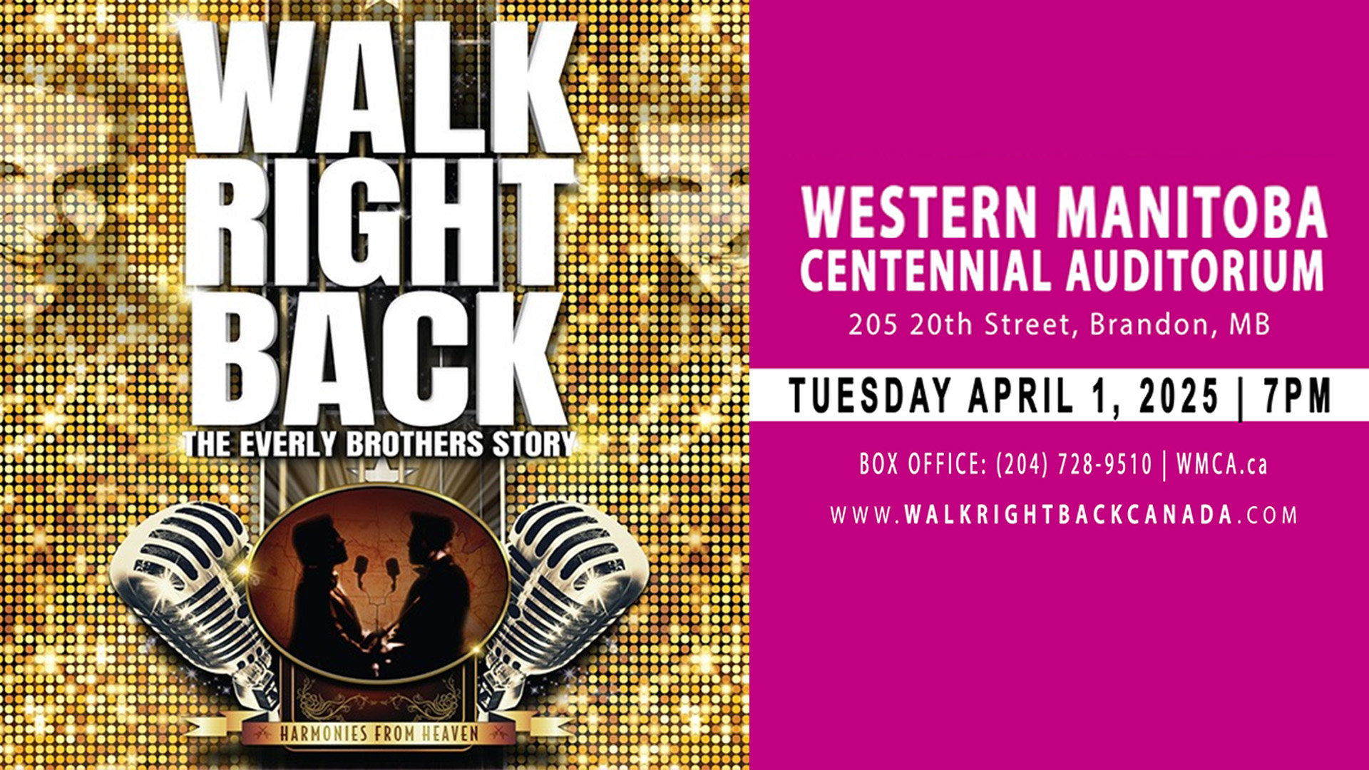 Walk Right Back 2025 - The Everly Brothers Story