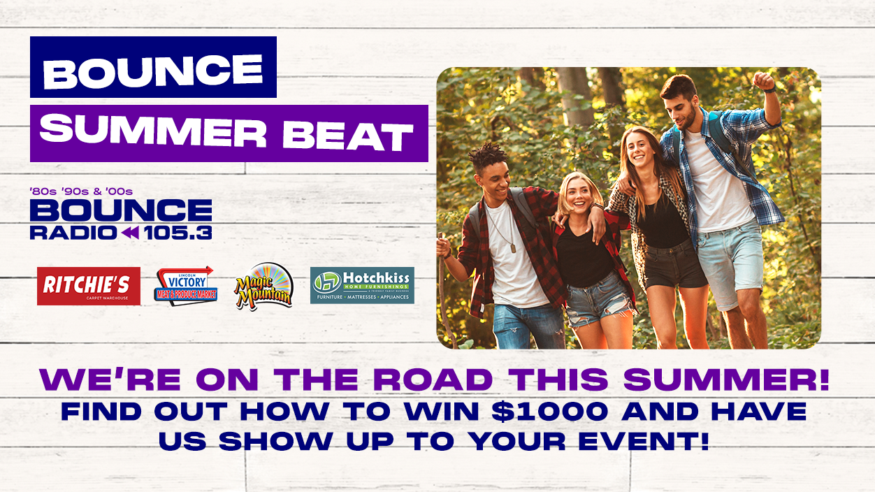 105.3 Bounce Radio CFXY-FM Fredericton Contests | Win Big Prizes!